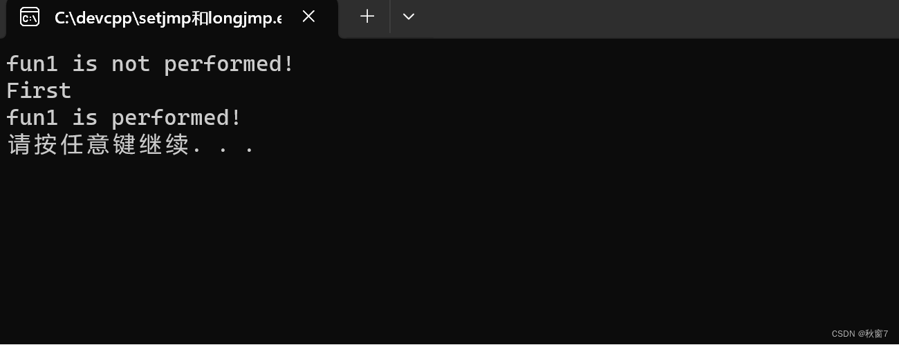 使用setjmp和longjmp实现多函数间跳转_longjmp多级跳转-CSDN博客