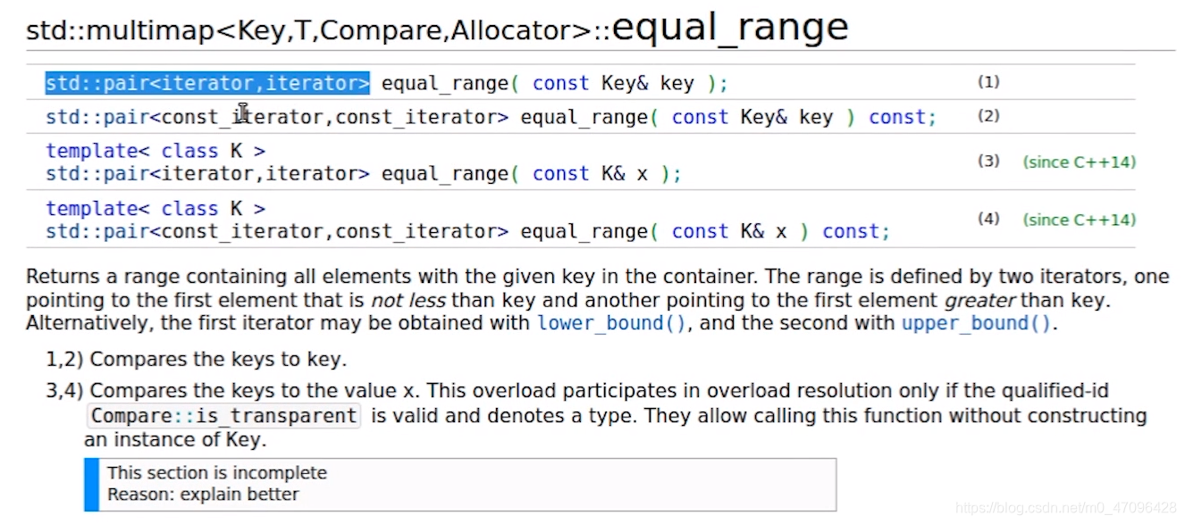 c++学习 关联容器 map multimap_c++ map [] 和 at的区别-CSDN博客