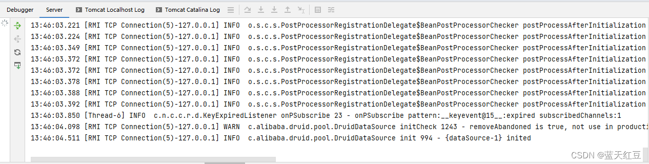 Tomcat出现[com.alibaba.druid.pool.DruidDataSource:xxx] {dataSource-1} 问题处理_com.alibaba.druid.pool ...