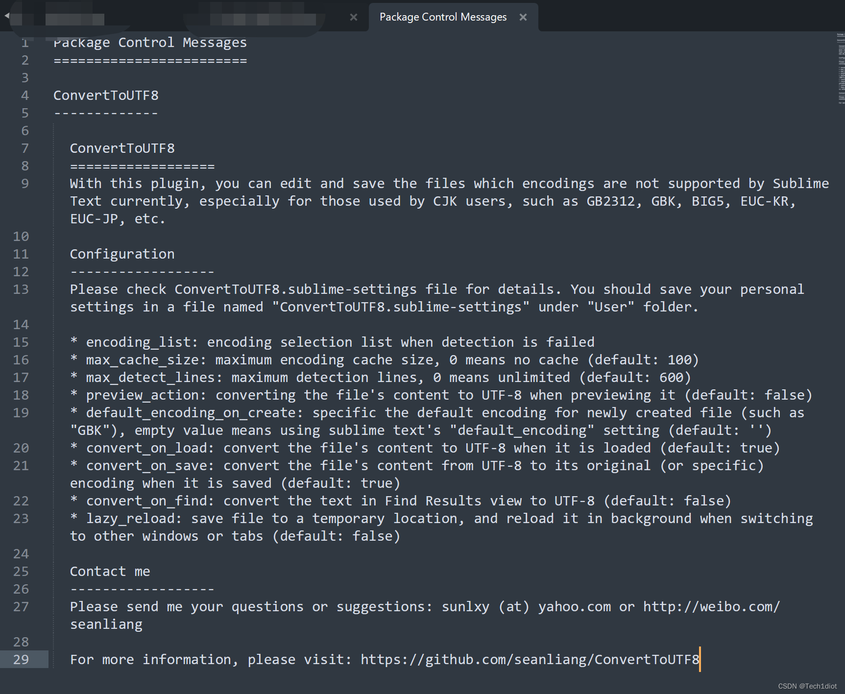 解决Sublime Text4编辑器中文乱码的问题（2022.09）_sublime每次关闭之后再次打开的项目乱码-CSDN博客