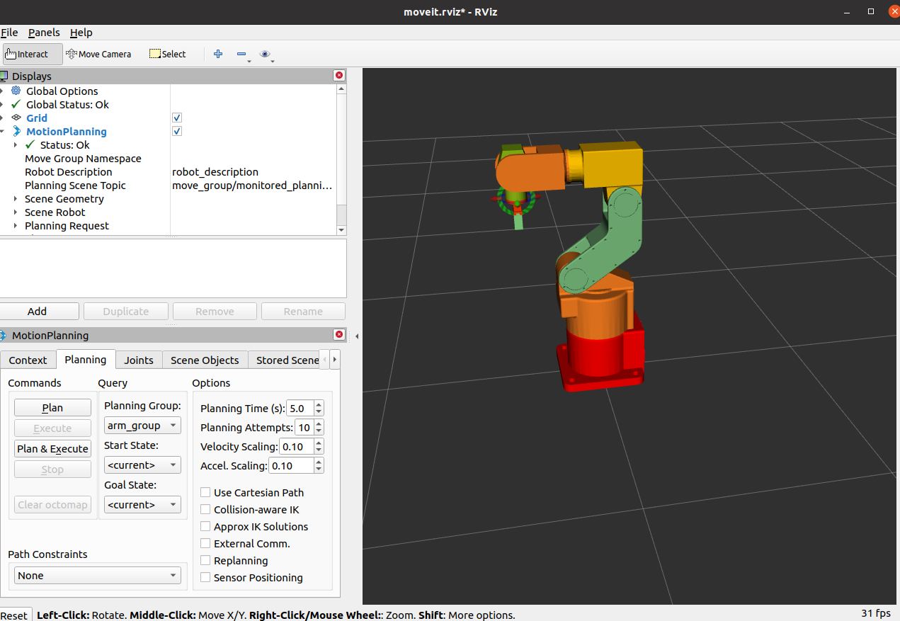 ROS-Moveit!配置(一)_moveit中夹爪怎么配置group-CSDN博客