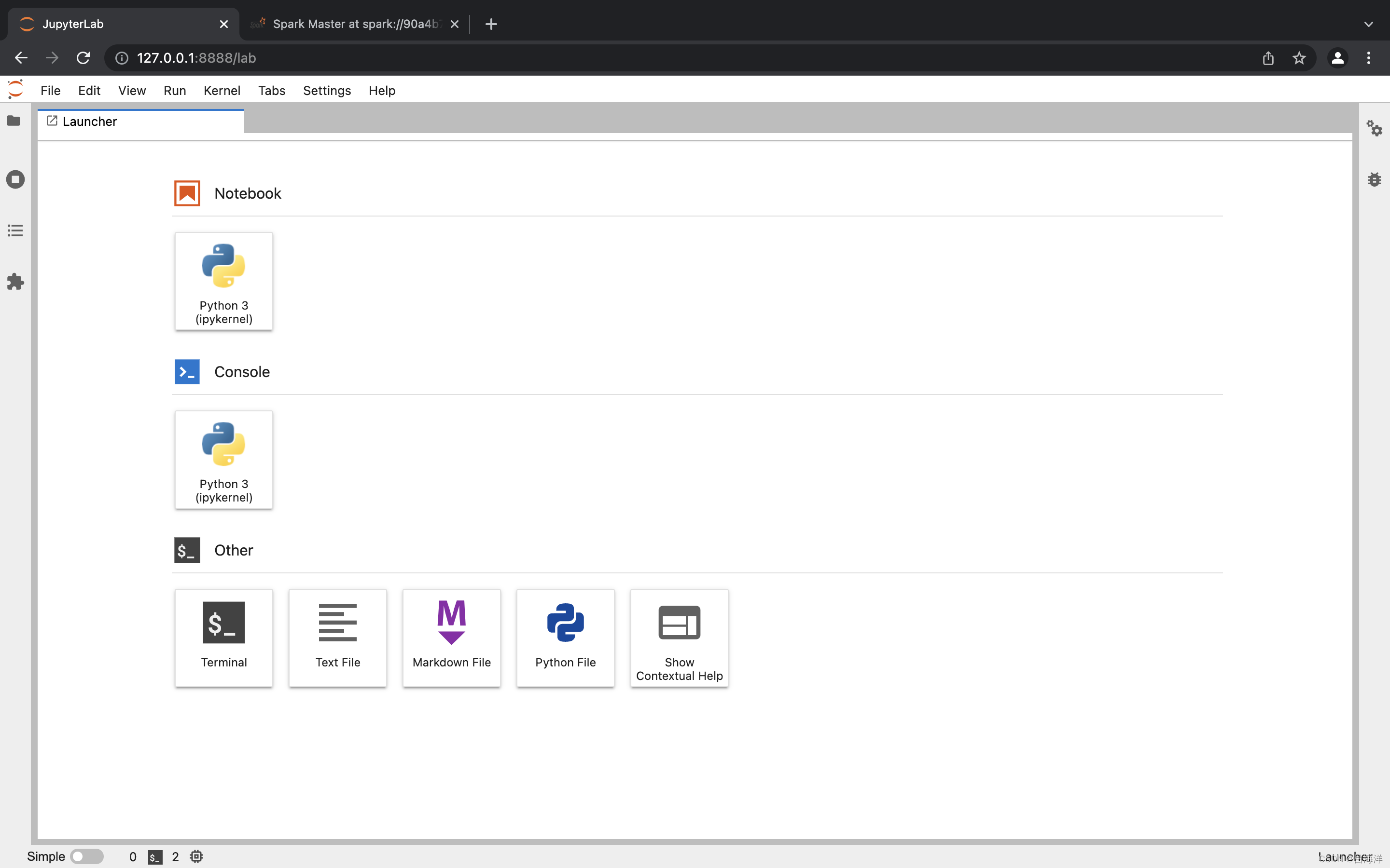 docker搭建jupyter+spark+hadoop环境详细版_jupyter通过pip部署并配置spark3-CSDN博客