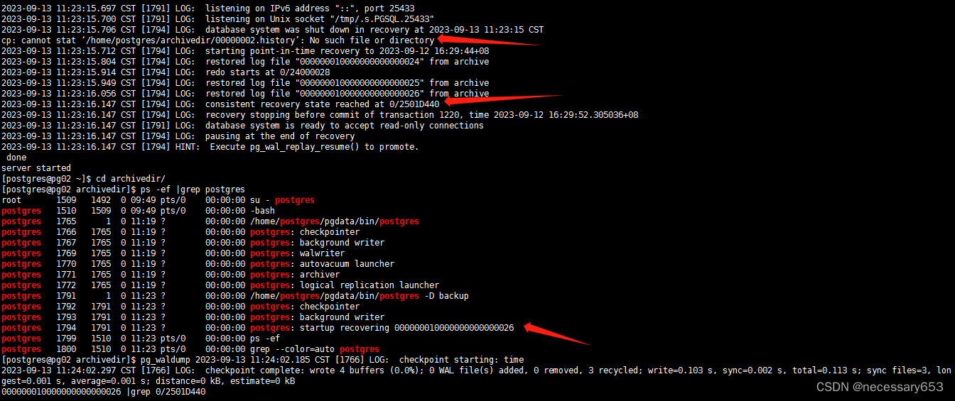 postgresql使用PITR的方式常见报错_00000002.history-CSDN博客