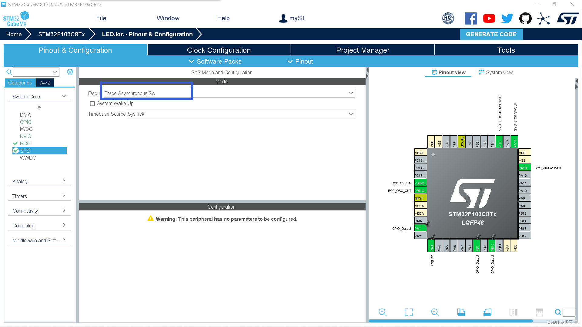 使用STM32CubeMX及keil5作为主要软件实现流水灯与中断控制_keil uvision5中断控制亮灯-CSDN博客