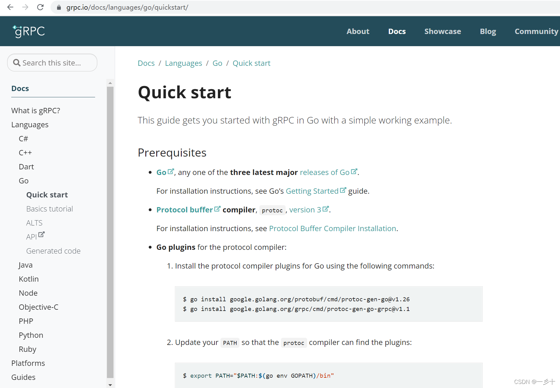 gRPC(一) 创建一个可运行的hello world_go grpc hellowordl-CSDN博客
