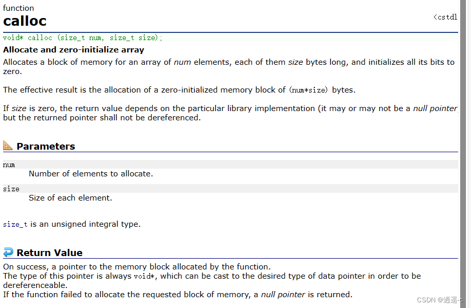 C语言动态内存管理：malloc,free,calloc,realloc详解-CSDN博客