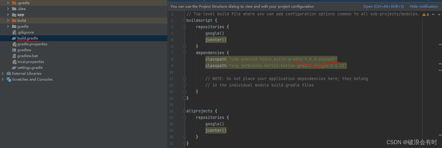 Kotlin Plugin Version 和 Gradle Version 不匹配_kotlin: unsupported version of com.android.tools.b-CSDN博客