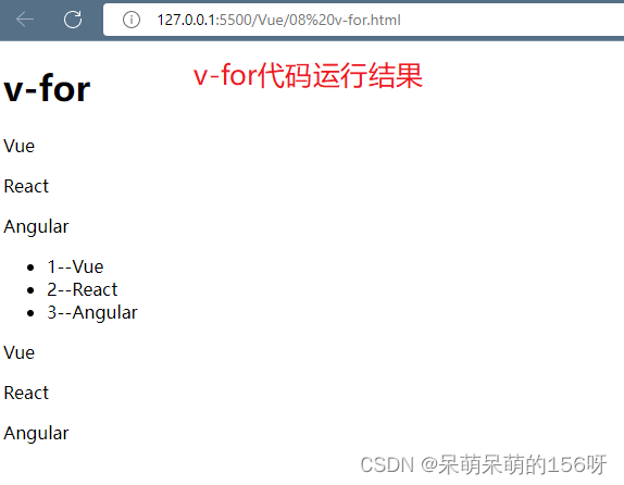 【Vue】Vue基础知识点介绍（入门级，简单易懂）——day01_v-bind:key-CSDN博客