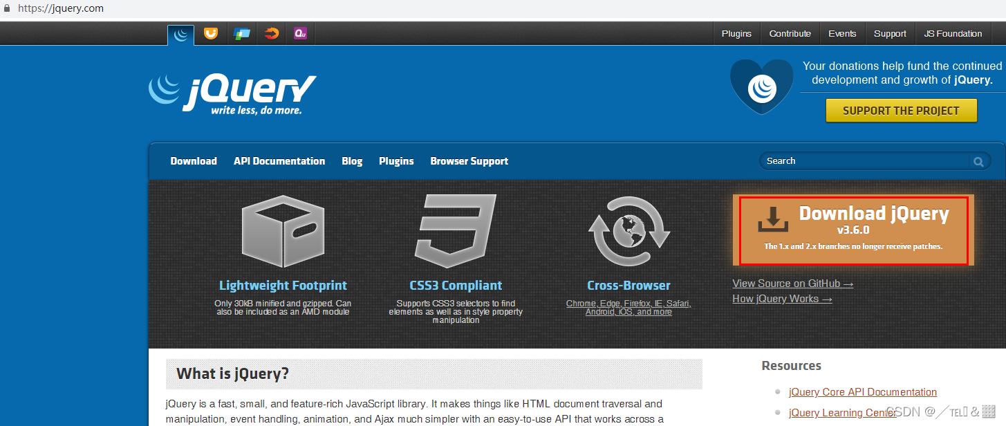 jQuery基础与使用-CSDN博客