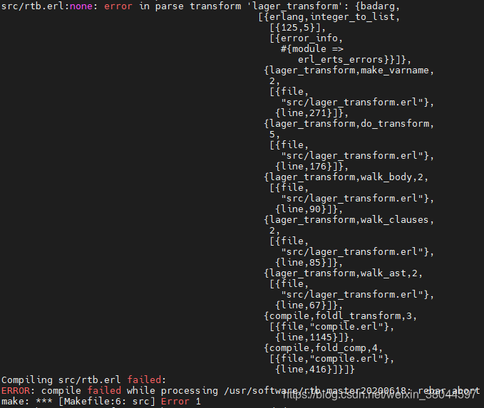 compile error: error in parse transform ‘lager_transform‘_reason:{undef,[{lager,info-CSDN博客