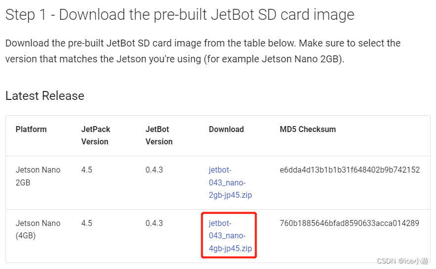 NVIDIA Jetbot Jetpack 4.5 镜像下载 适用Jetson Nano_jetpack5镜像下载-CSDN博客