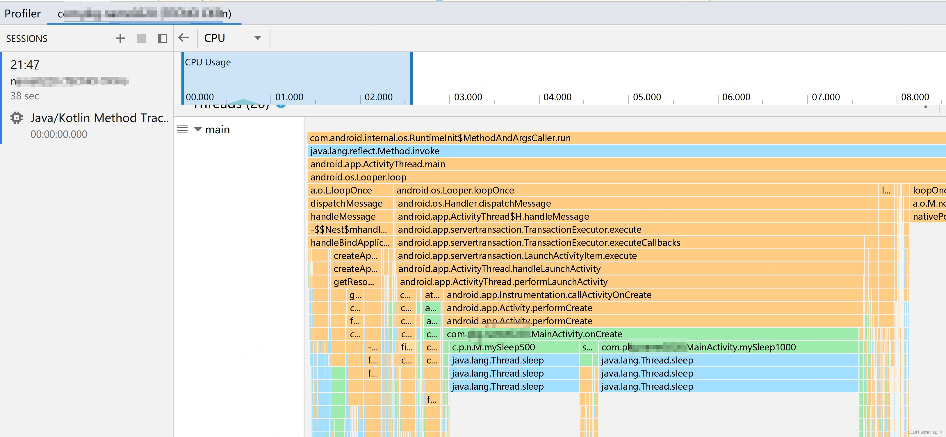 Android Studio的Profiler生成trace排查Android冷启动耗时，Kotlin_android studio profile 耗时任务排查-CSDN博客