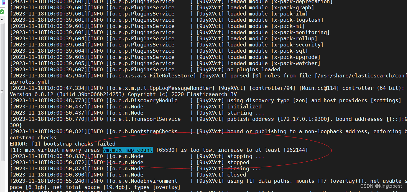 解决docker运行elastic服务端启动不成功_docker elasticsearch启动失败-CSDN博客