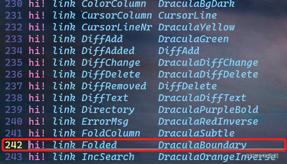 【vim】Dracula 配色设置_vim改字体和背景颜色-CSDN博客