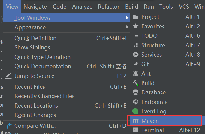 IDEA出现问题：Idea中右边的maven projects窗口找不到解决方案_idea tool windows没有project-CSDN博客