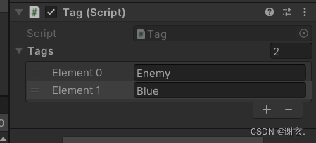 Unity 给物体添加多个标签(有源码)_unity 打标签-CSDN博客