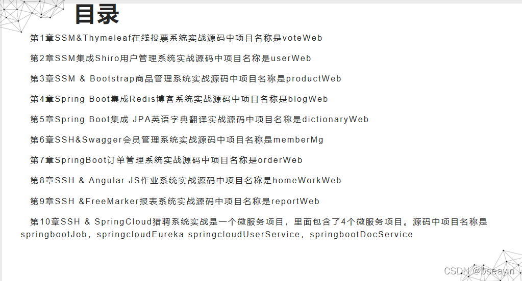 本人出版《Java Web 项目开发案例实战—Spring Boot+Mybatis+Hibernate+Spring Cloud》_ssm&thymeleaf在线投票系统实战源码中项目名称是 ...