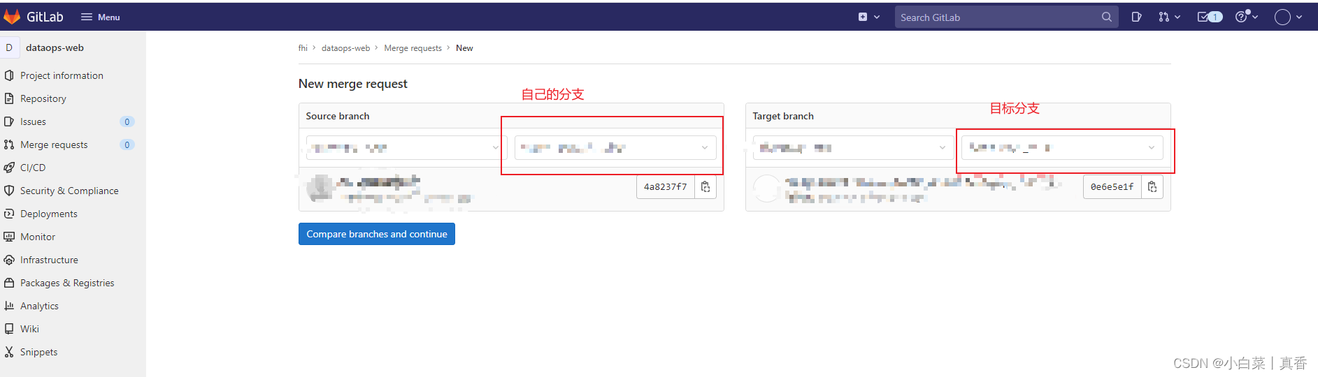 GitLab合并请求教程：创建并提交merge-CSDN博客