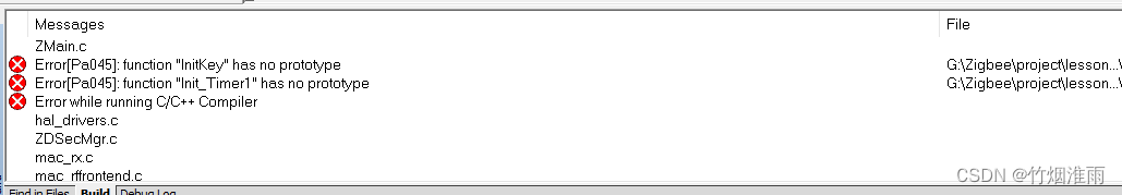 IAR中Zstack协议栈相关问题解决办法_warning[w52]: more than one definition for the byt-CSDN博客