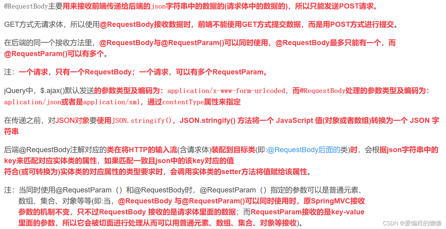 Spring的RequestBody注解：请求体数据绑定与处理-CSDN博客