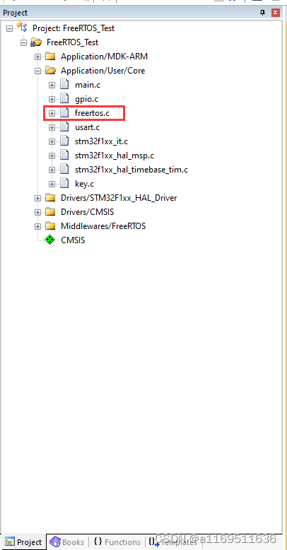 使用stm32cubemx配置freertos并实现动态创建和删除任务stm32 Cubema Freertos 实例 Csdn博客