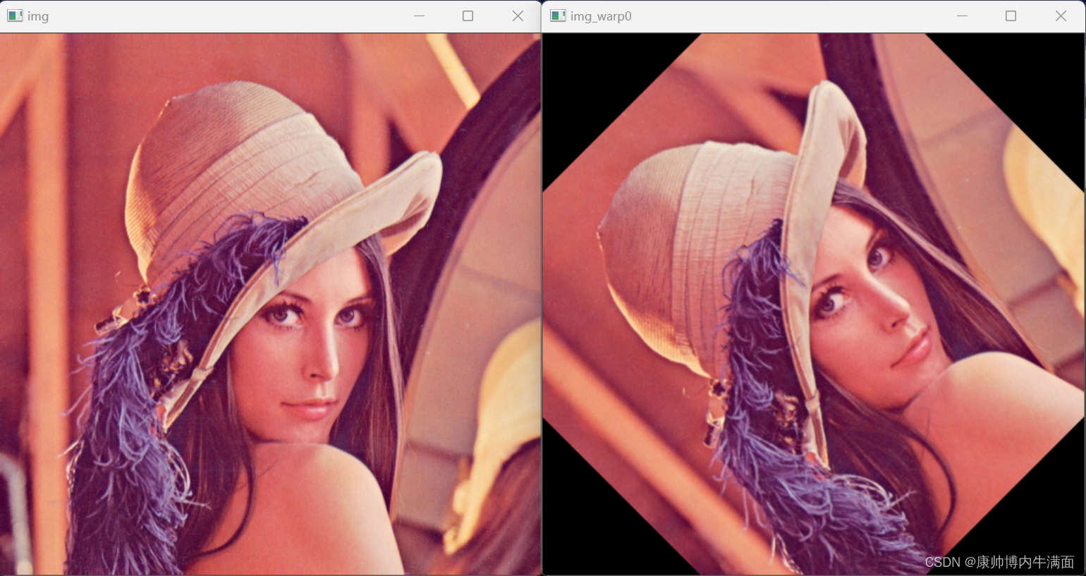 OpenCV C++图像处理之仿射变换与透视变换_opencv c++ 图像仿射变换-CSDN博客