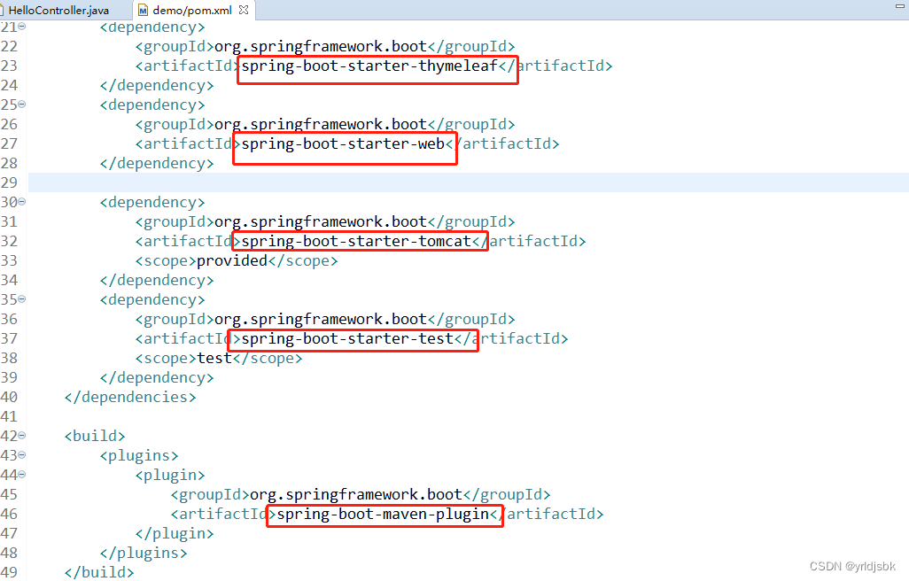 springboot学习第一节，Demo案例的搭建和启动_spring boot 启动demo-CSDN博客