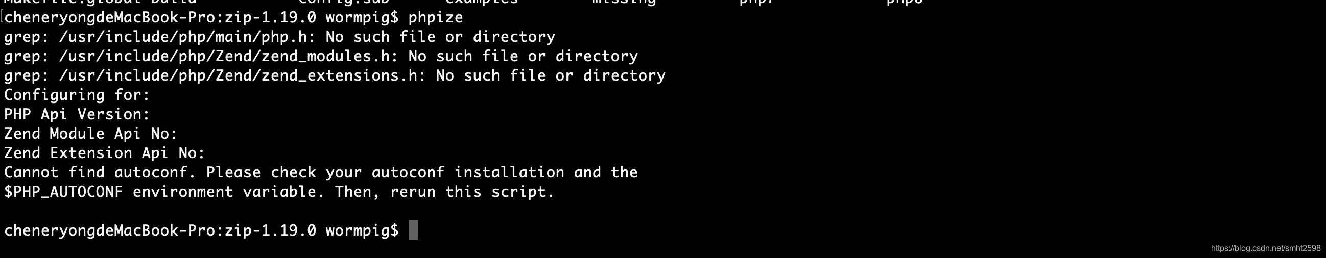 macos(10.15.5 catalina)安装Php zip扩展时cannot find .config.m4问题的处理_mac cannot find config.m4.-CSDN博客