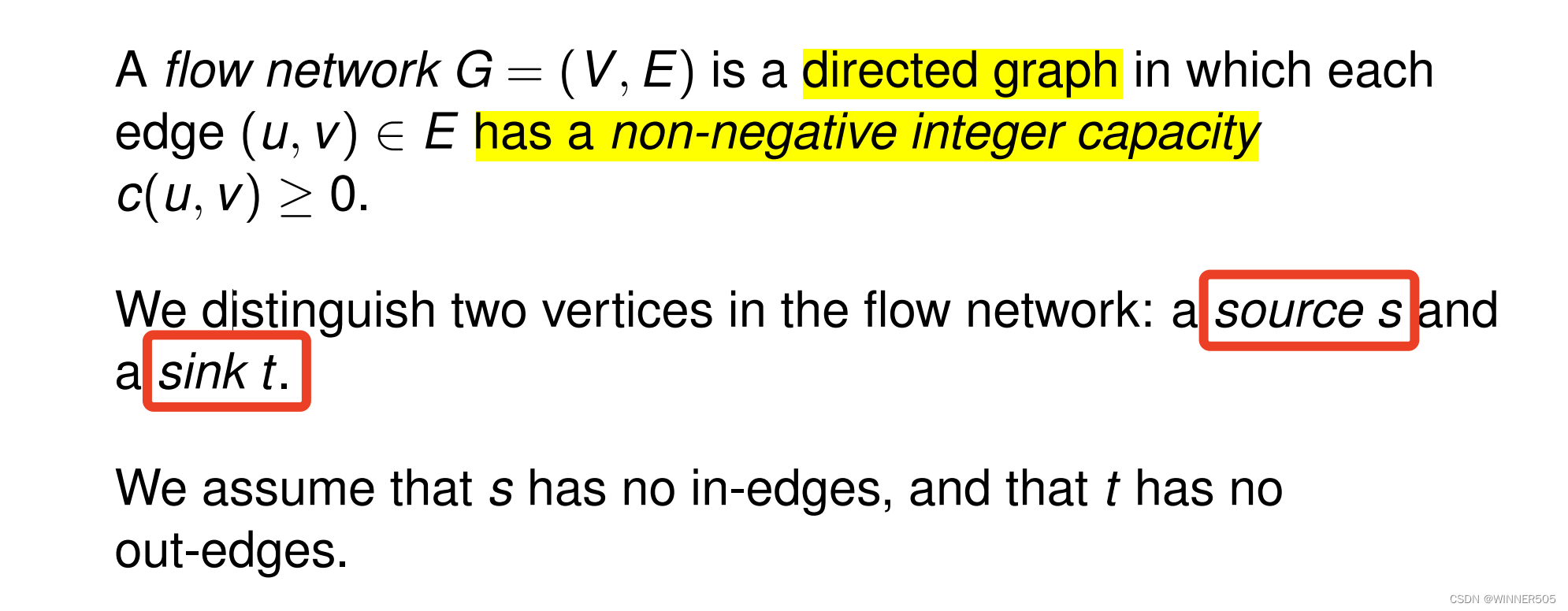 【COMP282 LEC8 The Maximum Flow ProblemBipartite Matchings】-CSDN博客