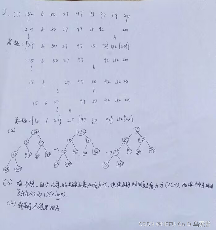 NEFU数据结构作业答案大礼包（八）-CSDN博客
