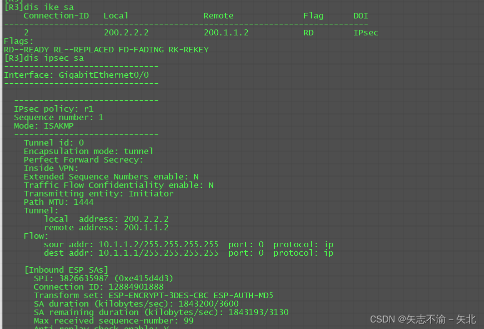 HCL GRE、IPSEC——VPN 配置_match remote identity fqdn-CSDN博客