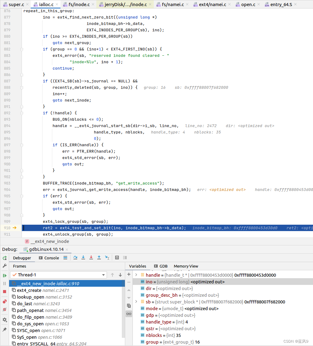 33 新建 inode 的流程的调试_linux inode创建-CSDN博客