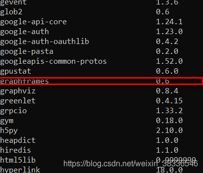 java.lang.ClassNotFoundException org.graphframes.GraphFramePythonAPI_java.lang ...