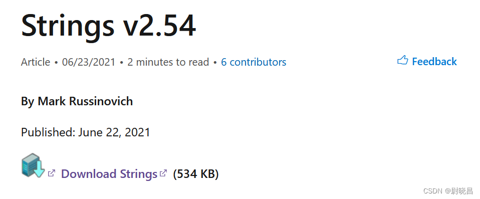 chapter1 静态分析技术-04字符串搜索 strings工具_strings下载-CSDN博客