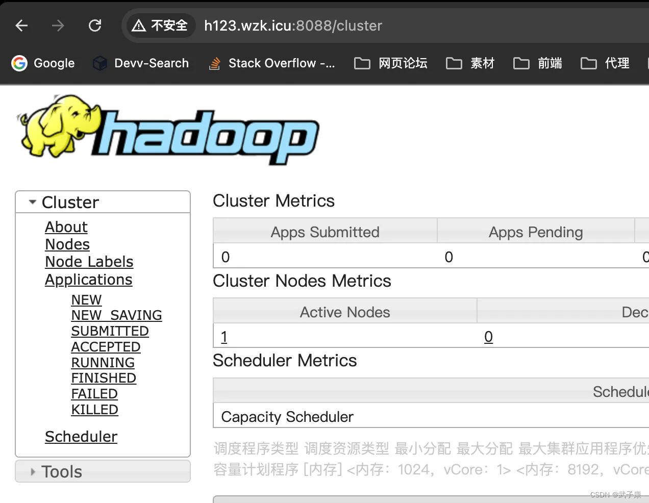 Hadoop-04-Hadoop集群 集群群起 NameNode/DataNode启动 3台公网云 ResourceManager Yarn HDFS 集群启动 UI可视化查看 YarnUI ...