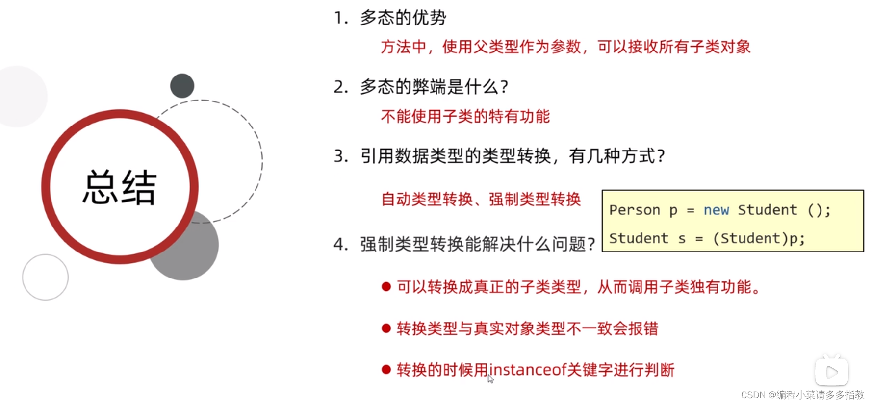 面向对象三大特征之一多态 Csdn博客