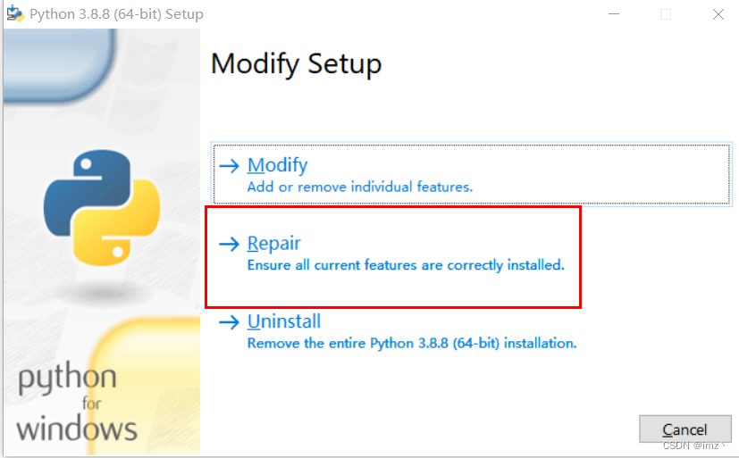 pip运行报错：Fatal error in launcher: Unable to create process using_pip ...