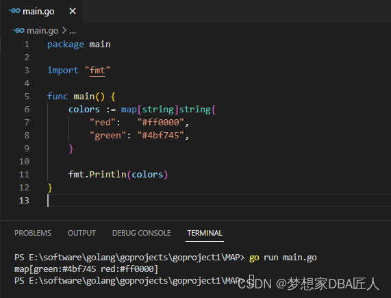Golang特征之 Mapsgolang123 Maps Csdn博客