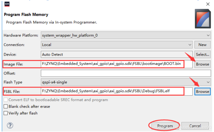 ZYNQ 开发板（zedboard）QSPI flash烧写_zynq烧写-CSDN博客