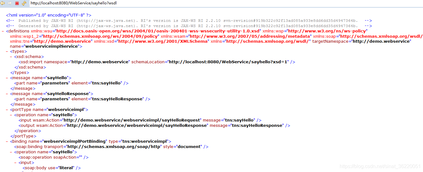 webservice部署Tomcat实例 及 问题记录（发布后空白页面）_wsdl网页显示空白-CSDN博客
