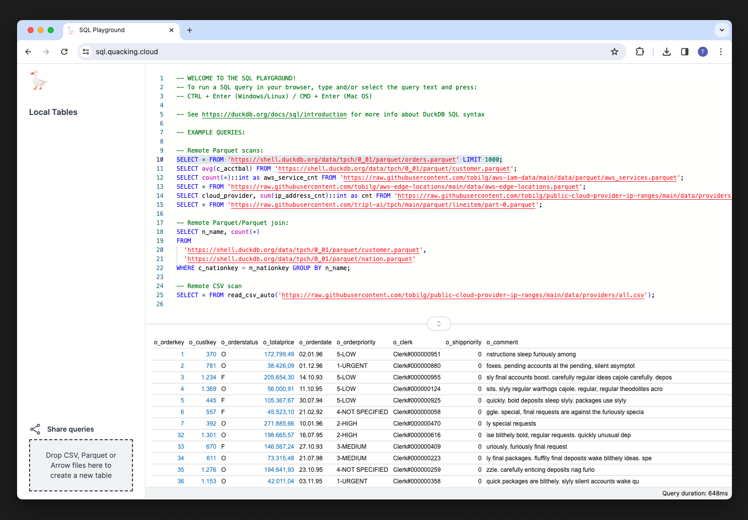 Using DuckDB-WASM for in-browser Data EngineeringRapid prototyping SQL Queries & Data ...