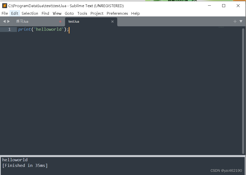 Sublime Text3编译lua文件时发生winerror 2 系统找不到指定的文件问题解决sublime Text3提示