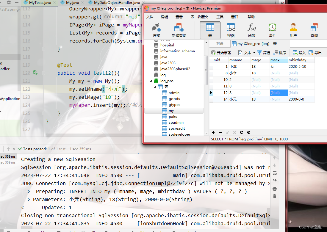 在SPringBoot中整合Mybatis-plus以及mybatis-puls的基本使用_mybatisplus boot-CSDN博客