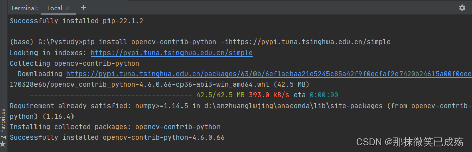 pycharm安装opencv-python报错_building wheel for opencv-python (pep 517) ... err-CSDN博客