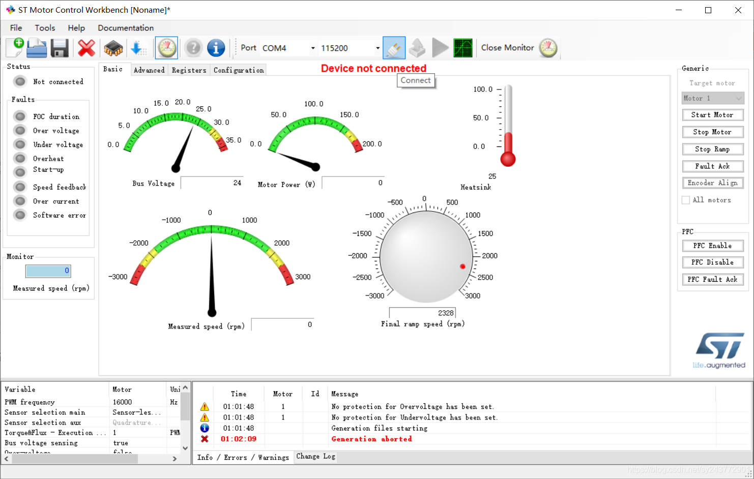 STM32电机库（ST-MC-Workbench）学习记录——无感FOC代码生成_st workbench-CSDN博客