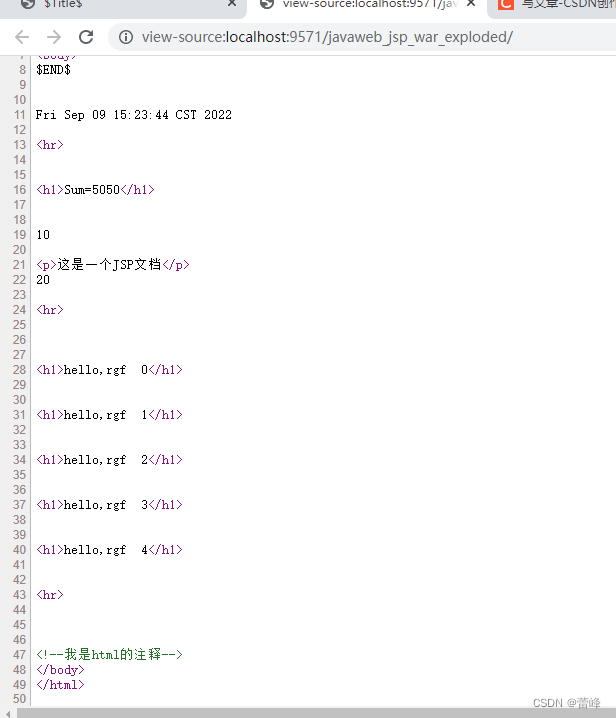 JSP基础语法和指令（二）_jsp里面的bex-CSDN博客