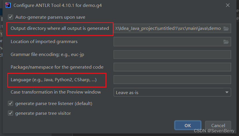 IDEA 中 ANTLR 4 的安装与使用_idea中使用antlr4-CSDN博客