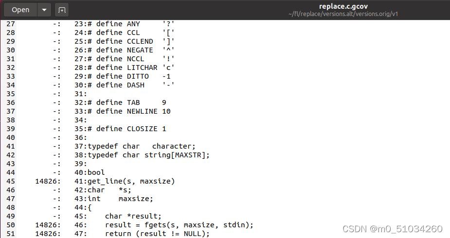 实验：获得每一个程序的运行频谱和结果矩阵如何使用python脚本实现每次调用查看一遍replacecgcov文件统计本次testca Csdn博客