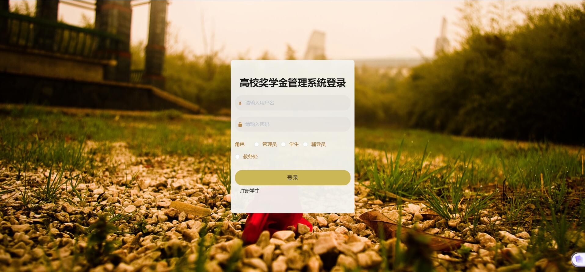 Java毕业设计 基于springboot的高校助学奖学金管理系统设计与实现，基于java的大学奖学金管理系统，基于java的学生奖学金管理系统，学校奖学金，校园奖学金申请管理系统（附源码和