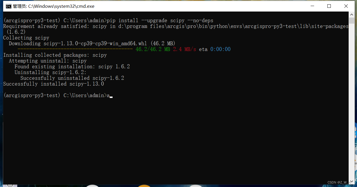 ArcGISPro 如何升级某项Python库且不影响其运行_如何更新arcgispro的python库?-CSDN博客